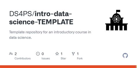 github ds4ps intro data science template template repository for an