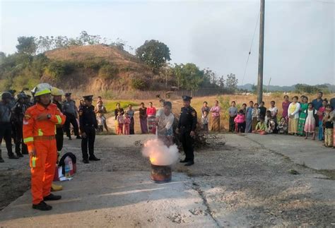 မြောက်ဦးမြို့၌ မီးဘေးလုံခြုံရေးနှင့်မီးဘေးအန္တရာယ်ကြိုတင်ကာကွယ်ရေး မ