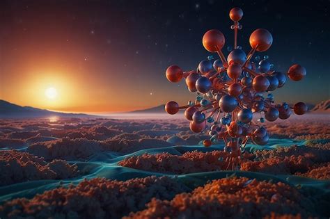 Premium Photo Orbital Insights Visualizing Molecular Structures In 3d
