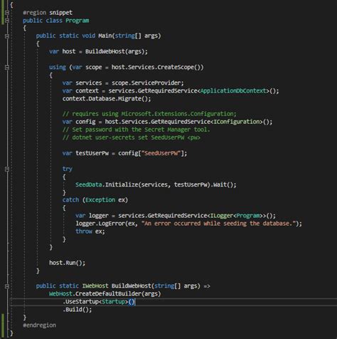 c getting error 502 5 when trying to run a asp core 2 1 web