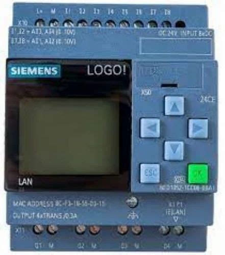 Siemens Logic Module Logo 24ce 6ed1052 1cc08 0ba1 At ₹ 4800piece Siemens Programmable Logic