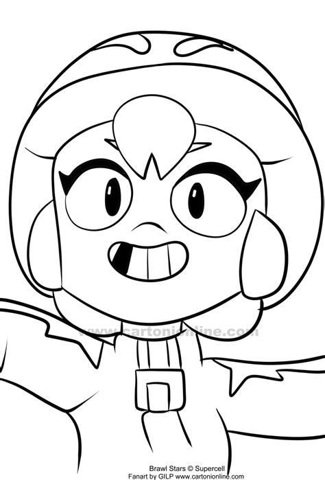Desenho De Bonnie De Brawl Stars Para Colorir Sexiz Pix Porn Sex Picture