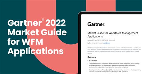Gartner® Workforce Management Applications Guide 2022