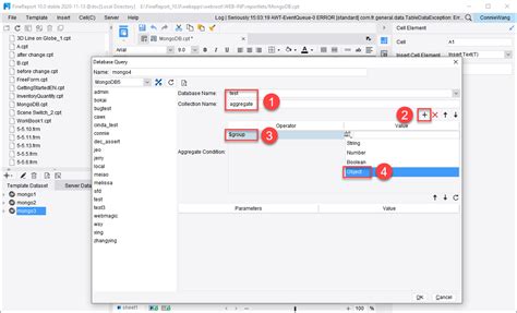 Mongodbデータ接続 Finereport Help Document