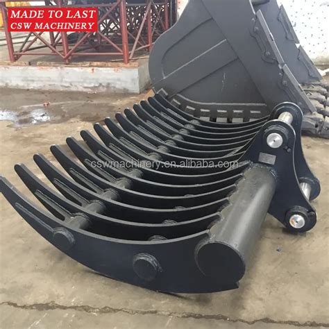 Mini Excavator Stick Rake Is Suitable For Yanmar Vio25 Root Rake Is Suitable For Bobcat E20