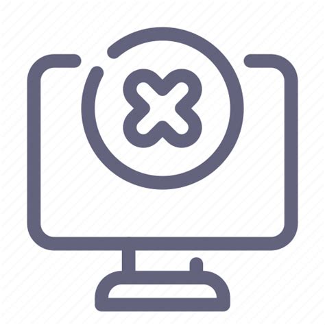 Computer Remove Delete Icon Download On Iconfinder
