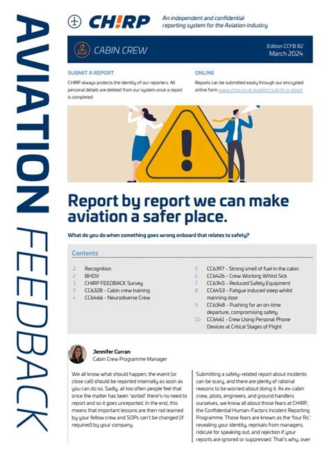 Chirp Cabin Crew Feedback Edition 82 Neurodiverse Crew Chirp Posted On The Topic Linkedin