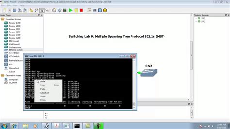 Switching Lab 9 Multiple Spanning Tree Protocol MST YouTube
