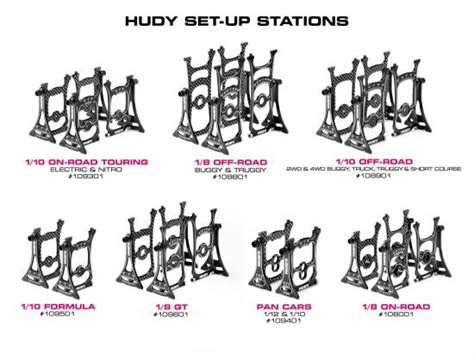 Hudy DY Hudy Set Up Station For Formula Cars Setup Tools Wheelspin Models
