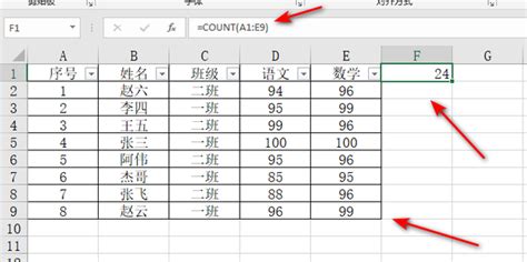 Excel如何统计单元格数量 360新知
