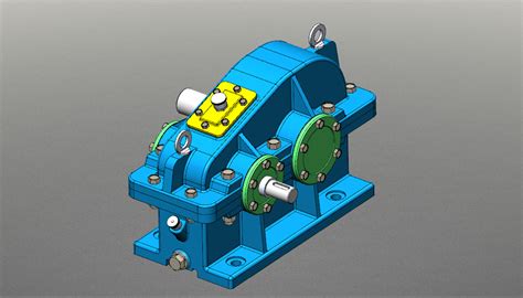 【差减变速器】box Reduce Speed一级直齿轮减速箱3d图纸 Solidworks设计solidworks 仿真秀干货文章