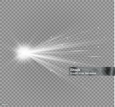 벡터 스포트 라이트입니다 빛 Effectlight 광속 투명 한 배경에 고립입니다 벡터 일러스트 레이 션 Fashion Show에 대한 스톡 벡터 아트 및 기타 이미지