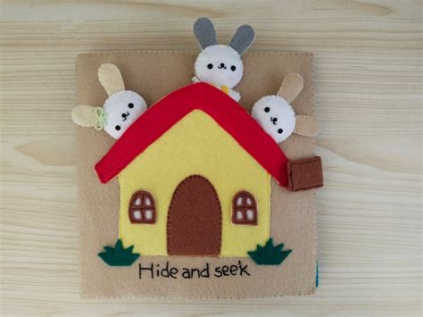 Hide And Seek Quiet Book PDF Pattern And Tutorial Etsy