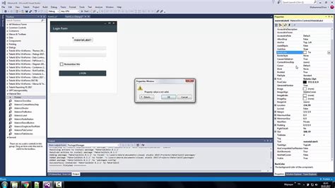 C Material Skin For Winform Youtube
