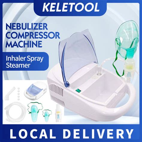Portable Nebulizer Compressor Machine System Adult Kit Inhaler Spray Steamer Lazada