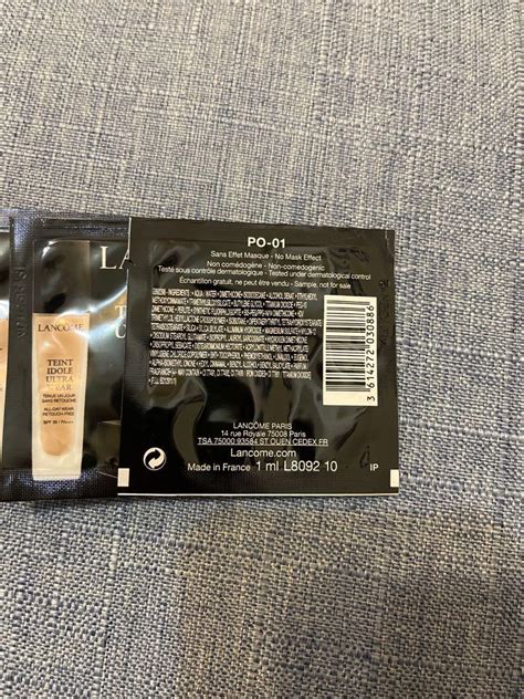 Lancome Foundation Sample 1ml X 10 美容＆個人護理 健康及美容 皮膚護理 化妝品 Carousell