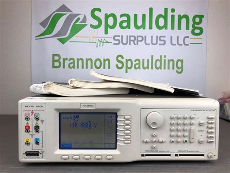 Fluke Wavetek 9100 Multifunction Calibrator With Accessories Calibrated Spaulding Surplus