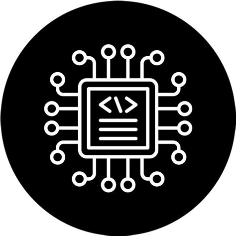 Premium Vector Vector Design Code Processor Icon Style