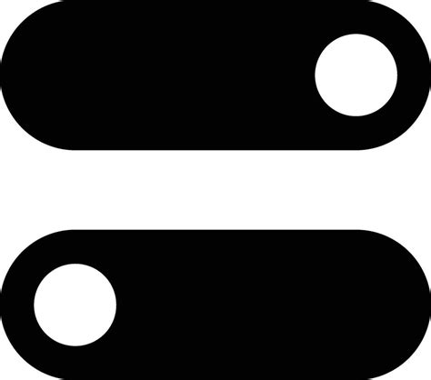 Glyph Toggle Button Icon 38142847 Vector Art At Vecteezy