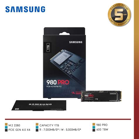 Jual Samsung Pro Pcie Nvme Ssd Tb Ssd M Nvme Gen X Tb Shopee Indonesia