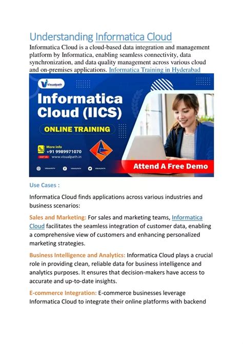 Ppt Informatica Cloud Online Training Powerpoint Presentation Free Download Id 12347813
