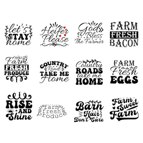 Premium Vector Farmhouse Svg Bundle