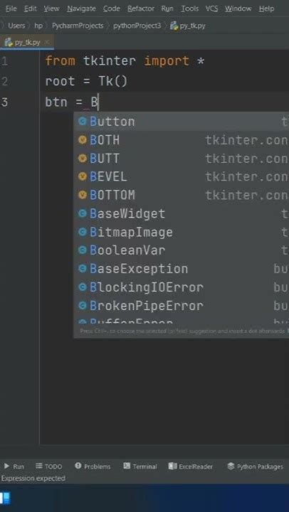 How To Create Button In Tkinter Python Tkinter Coding Python