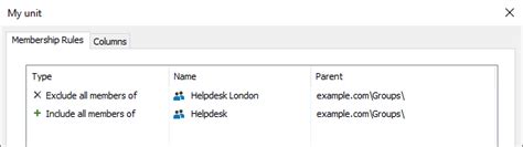 how to create business unit adaxes help