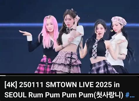 윈터 Sm 콘서트 첫사랑니 영상 대박이에요 팬플러스 커뮤니티