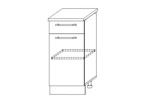 Барселона шкаф нижний с ящиком ШН1Я 400 купить в Краснодаре Мебель 2x2