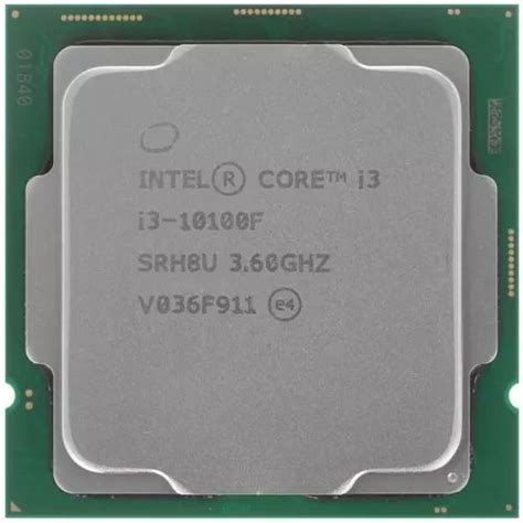 Процессор Intel Intel Core i3-10100F Core i3 3-го поколения, BOX (без ...