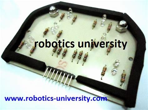 Layout PCB Sensor Robot Robotics University