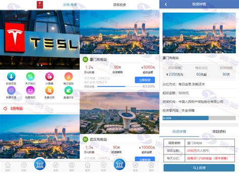 特斯拉充电桩共享投资理财源码 基于影视投资二次开发无错版本 源多多资源网