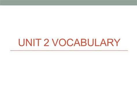 English Class A1 Unit 2 Vocab 6th Grade Flashcard Wayground