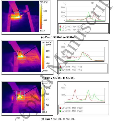 Thermography Image And Temperature Graphs Download Scientific Diagram