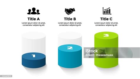 3dcharts04 원기둥에 대한 스톡 벡터 아트 및 기타 이미지 원기둥 인포그래픽 기둥 건축적 특징 Istock