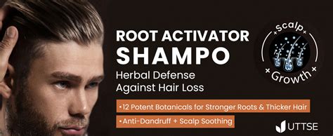 Root Activator Shampoo For Men Hair Growth Shampoo For