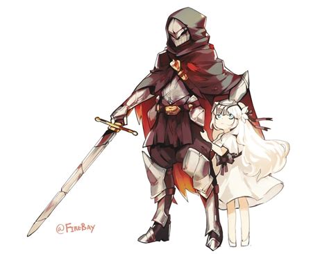 Lily And Umbral Knight Ender Lilies Quietus Of The Knights Drawn By Firebay Danbooru