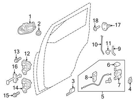Ford Expedition Door Lock Operating Rod WHEELBASE WHEELBASE L Z AAD Roesch