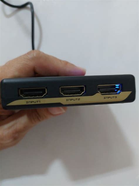 HDMI Switch 3 Input To Two Output TV Home Appliances TV Entertainment Media Streamers