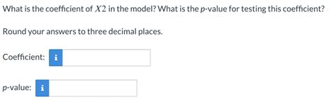 solved consider the multiple regression output shown the