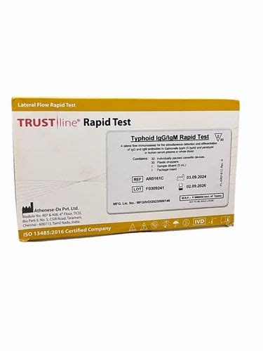 Typhoid Test Kit At ₹ 1000 Pack Typhoid Test Kit In Roorkee Id