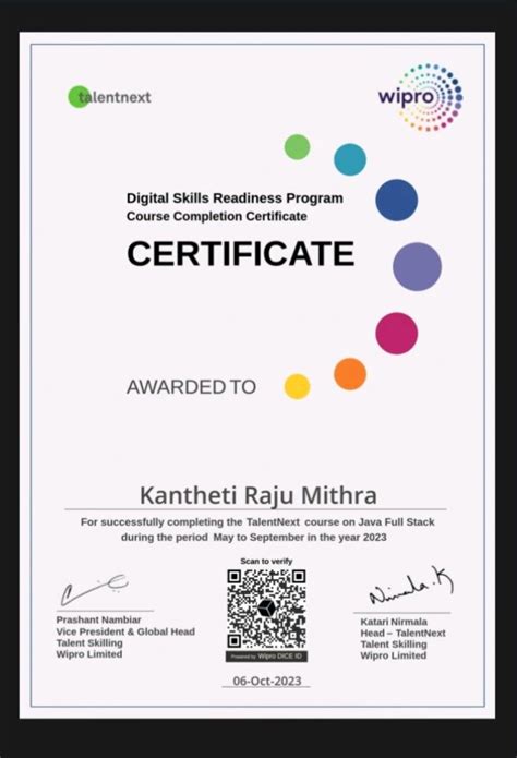 Raju Mithra Kantheti On Linkedin Wipro Talentnext Javafullstack Kitsguntur
