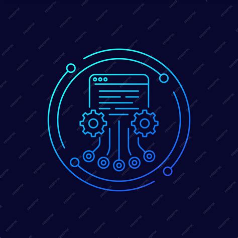 Premium Vector Load Testing Icon Linear Design