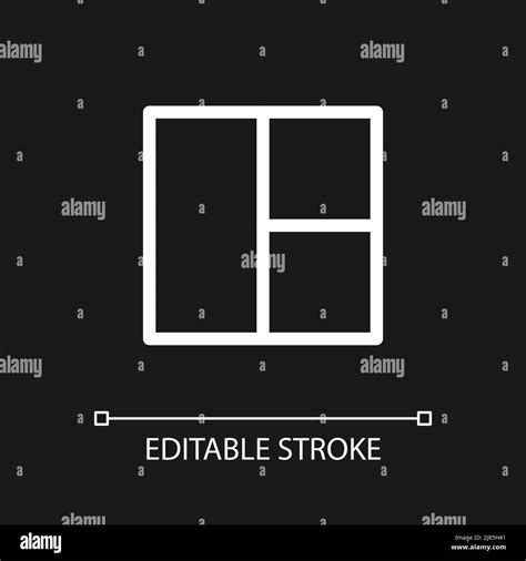 Photo Collage Pixel Perfect White Linear Ui Icon For Dark Theme Stock Vector Image And Art Alamy