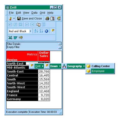 Kb4923 Unable To Drill Anywhere In Report For Microstrategy Developer 941 And 10x
