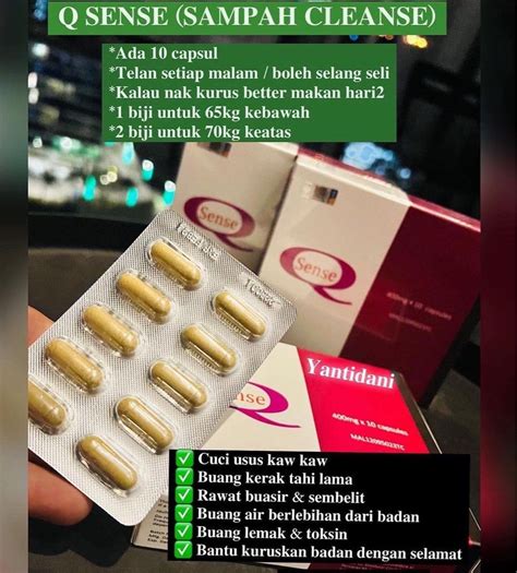 Sampah Cleanse Kak Km 100 Original Health And Nutrition Health Supplements Vitamins