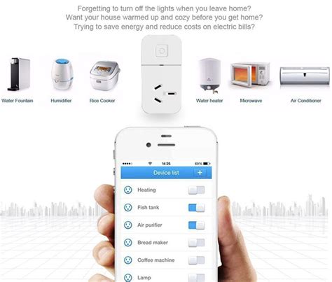 Wi Fi Controlled Mains Power Socket