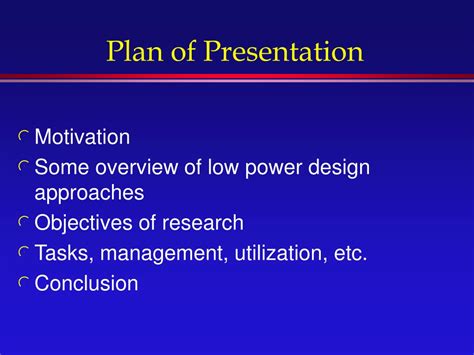 Ppt Iterative Algorithms For Low Power Vlsi Placement Powerpoint