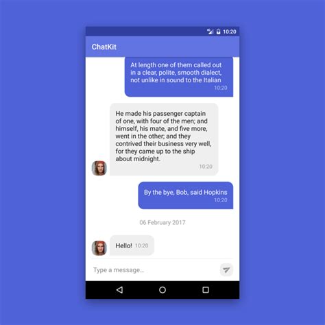 chatkit library 3 irreplaceable components to create ui chat in android app